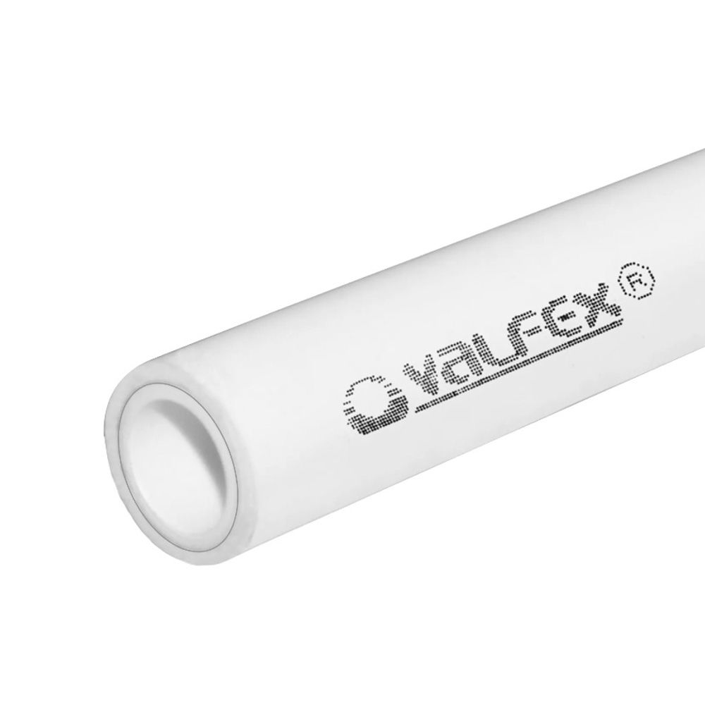 Труба ППР белая армированная алюминием 25х4,2мм 4м SDR 6 PN25, Valfex в Калининграде